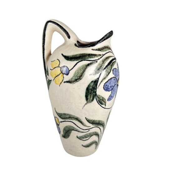 ES Keramik | Accents | Vtg Es Keramik Handarbeit Hand Painted Pitcher ...